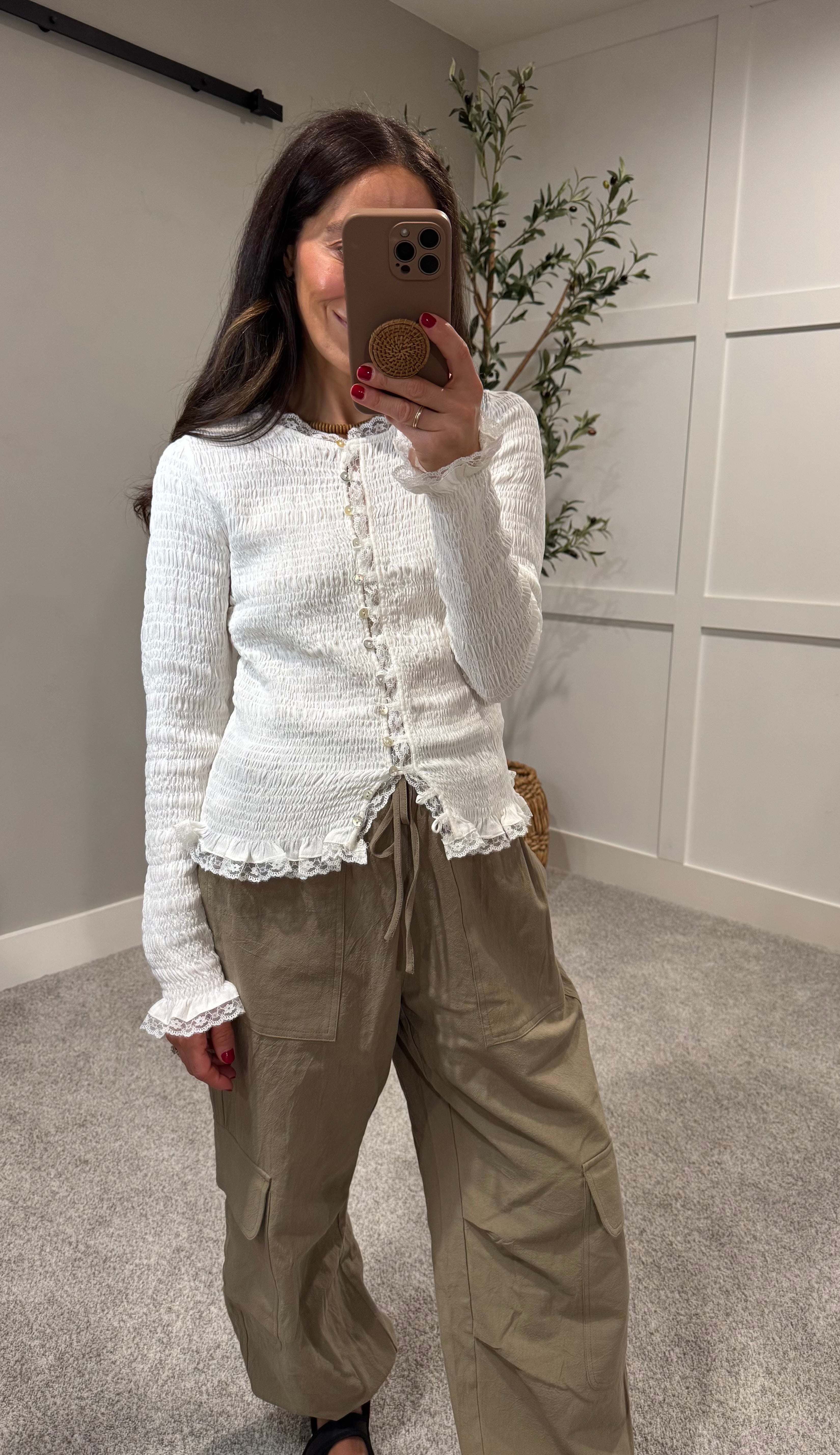 Lacey Top | Off White – Habibi Clothing